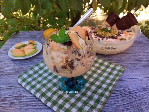 Inghetata sandwich cu vanilie si picaturi de ciocolata - Gina Bradea