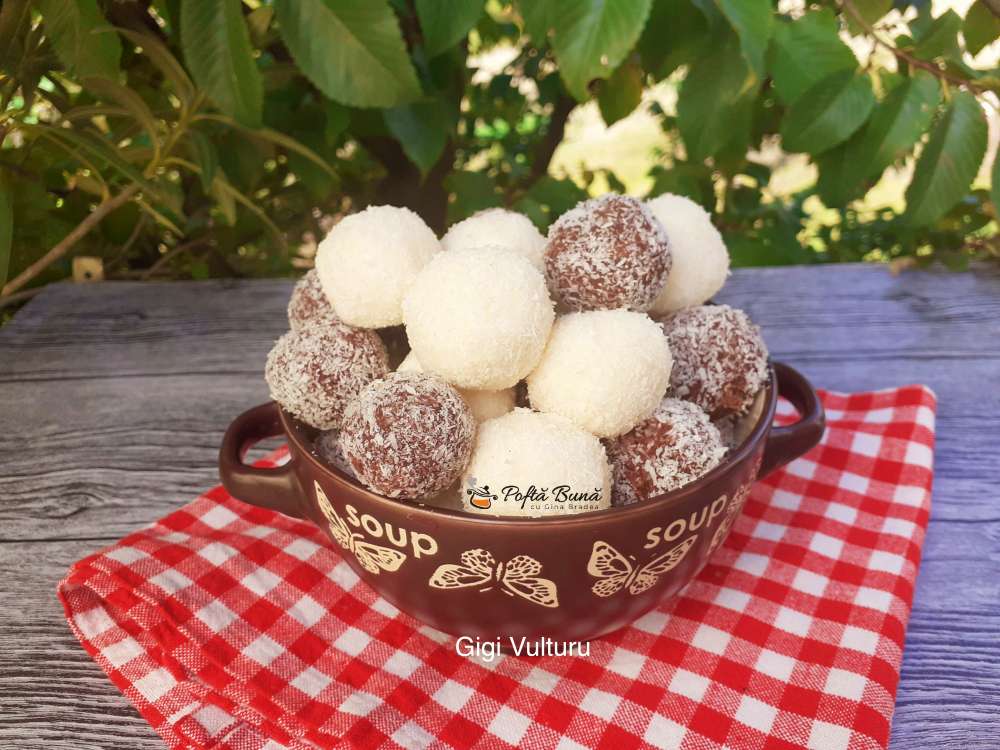 Bilute din ricotta si nuca de cocos - Gina Bradea