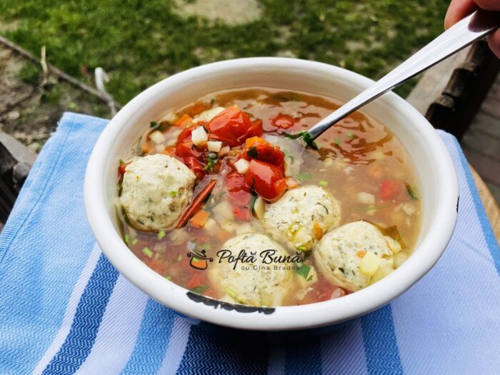 Ciorba de perisoare dietetica - Retete Culinare cu Gina Bradea
