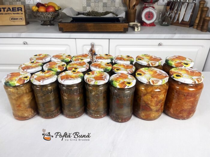 Sarmale la borcan - mancare gatita la borcan - Gina Bradea