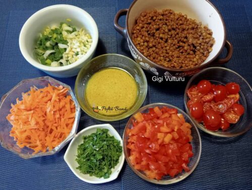 Salata de linte reteta simpla - Retete Culinare cu Gina Bradea