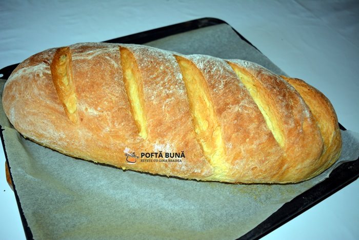 Paine de casa reteta pas cu pas - Retete cu Gina Bradea