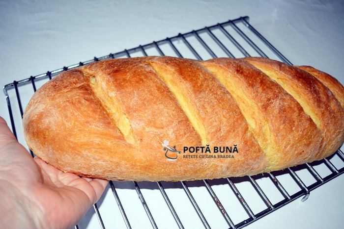Paine de casa reteta pas cu pas - Retete cu Gina Bradea