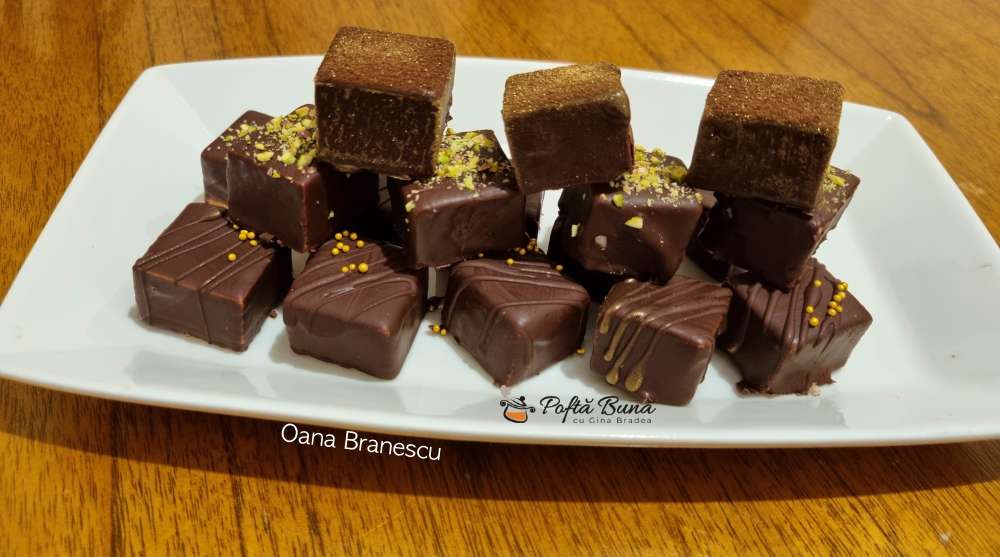 Bomboane lapte de pasare - Retete Culinare cu Gina Bradea