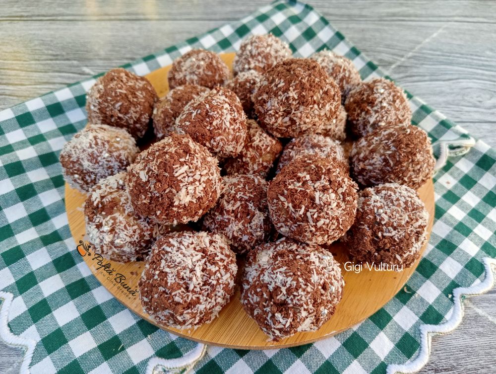 Bilute din biscuiti, lapte condensat si nuca - Rețete cu Gina Bradea