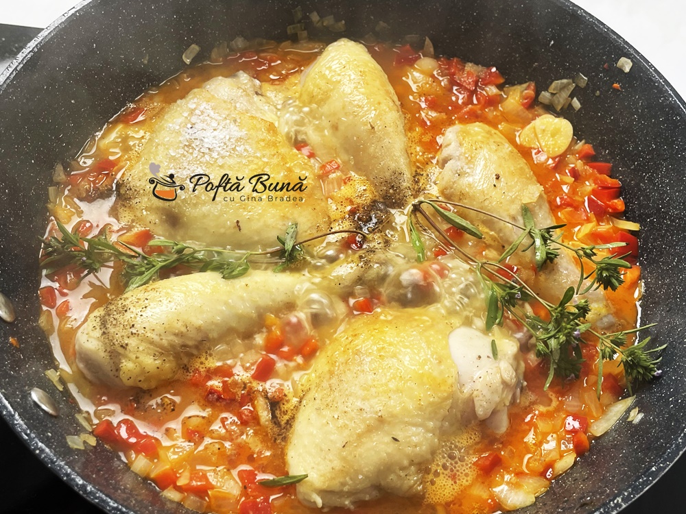 Mancare de rosii cu pui - Retete cu Gina Bradea