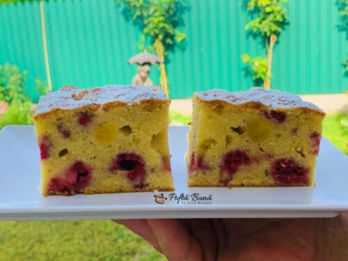 Prajitura cu fructe reteta fara cantar - Retete cu Gina Bradea