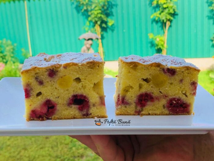 Prajitura cu fructe reteta fara cantar - Retete cu Gina Bradea