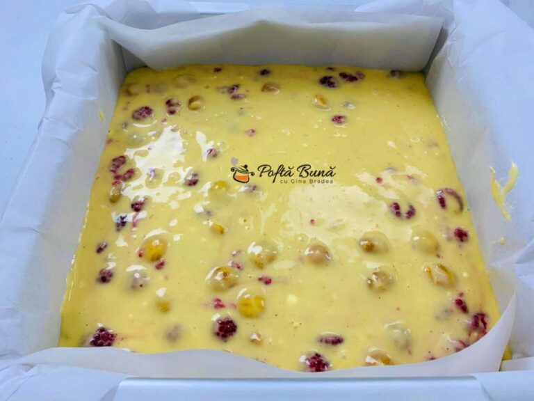 Prajitura cu fructe reteta fara cantar - Retete cu Gina Bradea