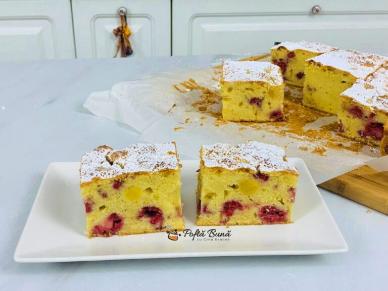 Prajitura cu fructe reteta fara cantar - Retete cu Gina Bradea