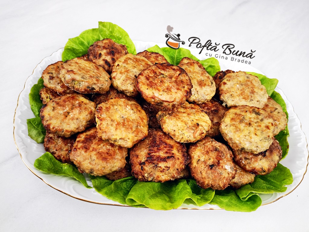 Chiftele la cuptor reteta din carne si dovlecei - Retete cu Gina Bradea