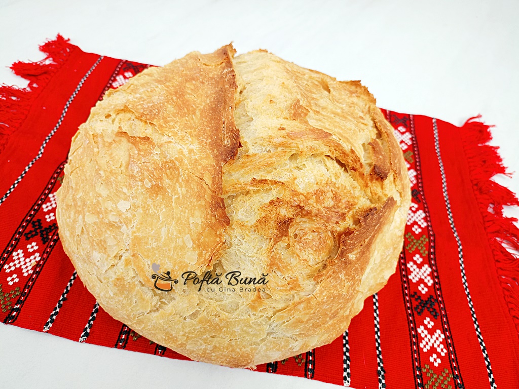 Paine fara framantare coapta in oala - Retete cu Gina Bradea