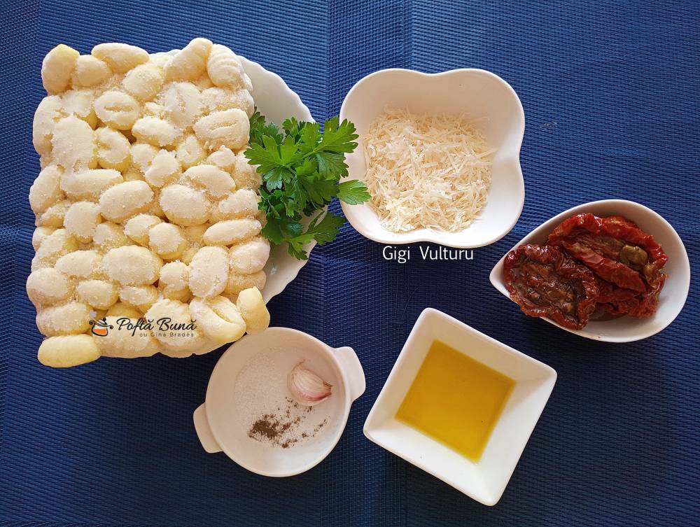 Gnocchi cu rosii uscate - Rețete cu Gina Bradea